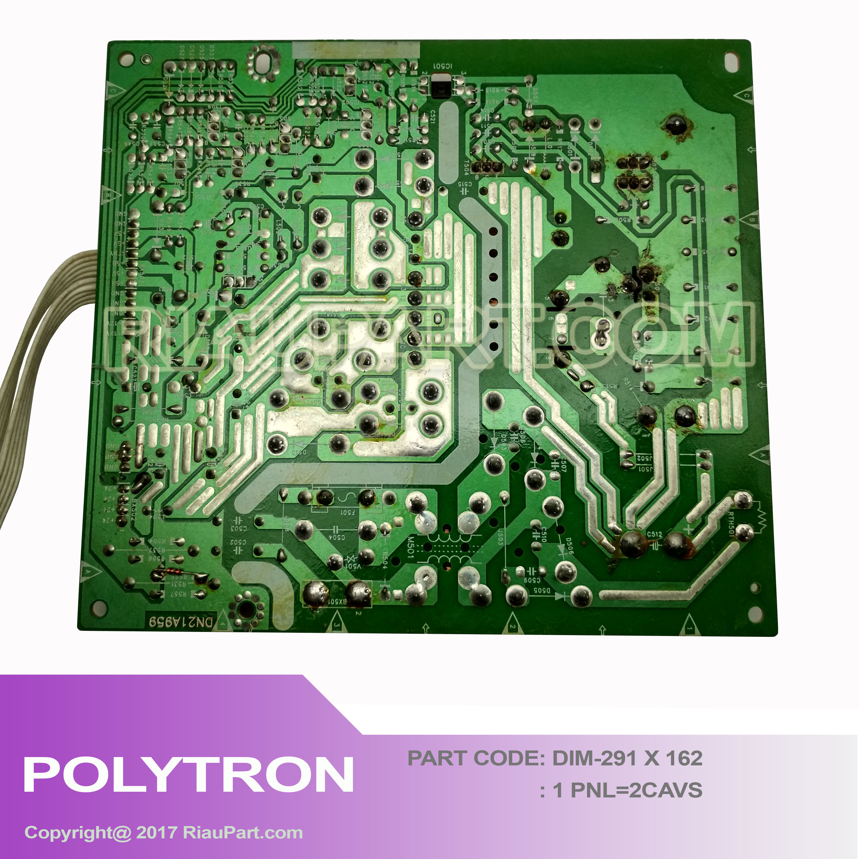 POLYTRON PLM 32T15 32T16 32T22 32T25 PART CODE HBBX-051A DN21A987 HBBX ...